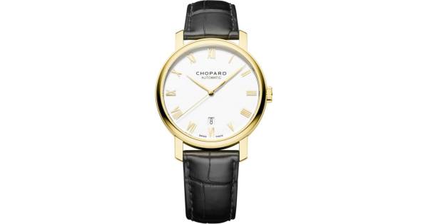 CHOPARD CLASSIC 40MM YELLOW GOLD WHITE DIAL AUTOMATIC REF: 161278-0001