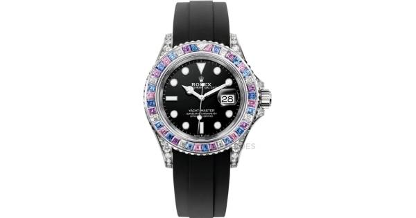 ROLEX YACHT-MASTER 40 WHITE GOLD NEW MODEL 2022 OYSTERFLEX REF: 126679SABR